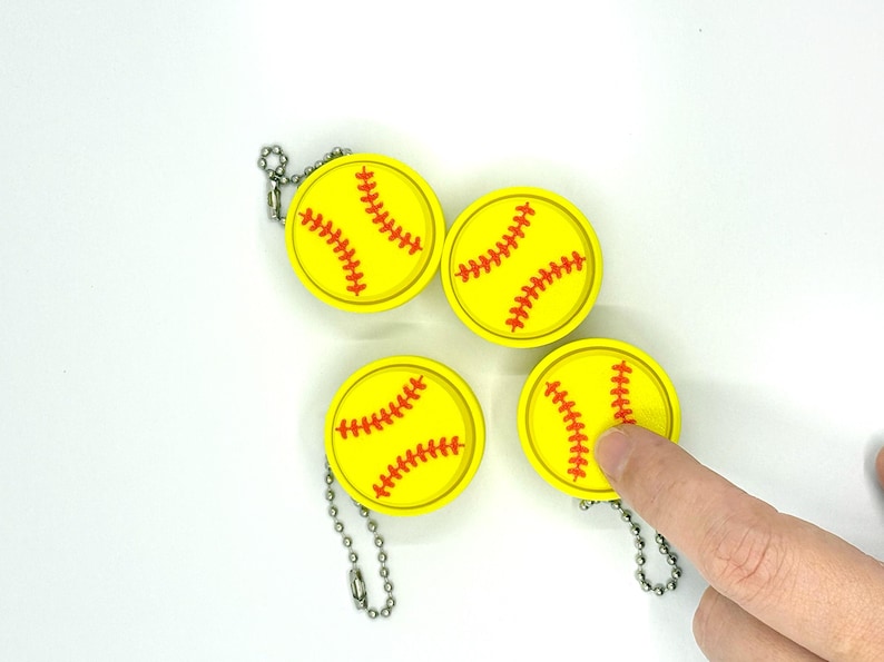 Sports Balls 3D Printed Clickers - Mechanical, Fidget, Clicky, Stress ...