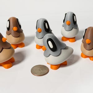 Pigeon 3D Printed Figures - Articulated, Flexi, Fidget, Decoration - Etsy