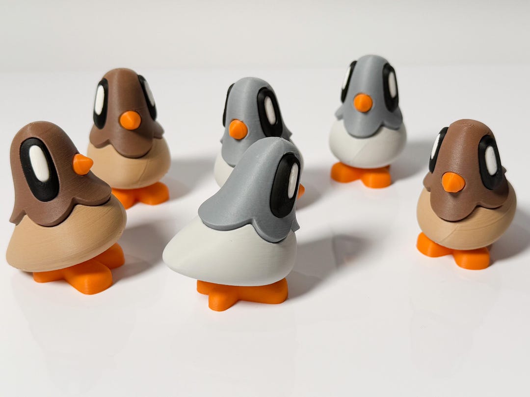 Pigeon 3D Printed Figures - Articulated, Flexi, Fidget, Decoration - Etsy