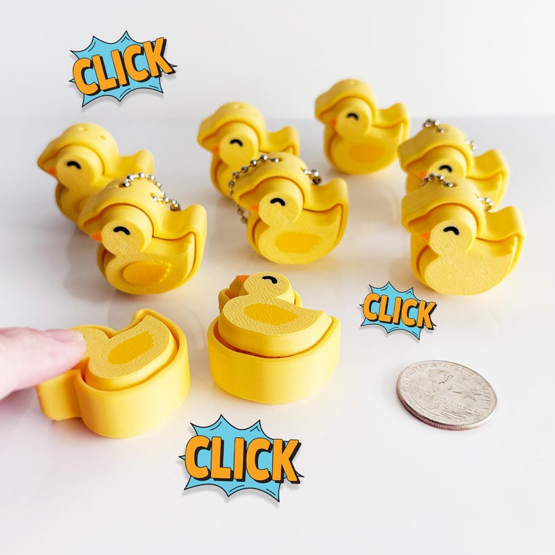 Rubber Duck Fidget Toy - Etsy