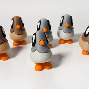 Pigeon 3D Printed Figures - Articulated, Flexi, Fidget, Decoration - Etsy