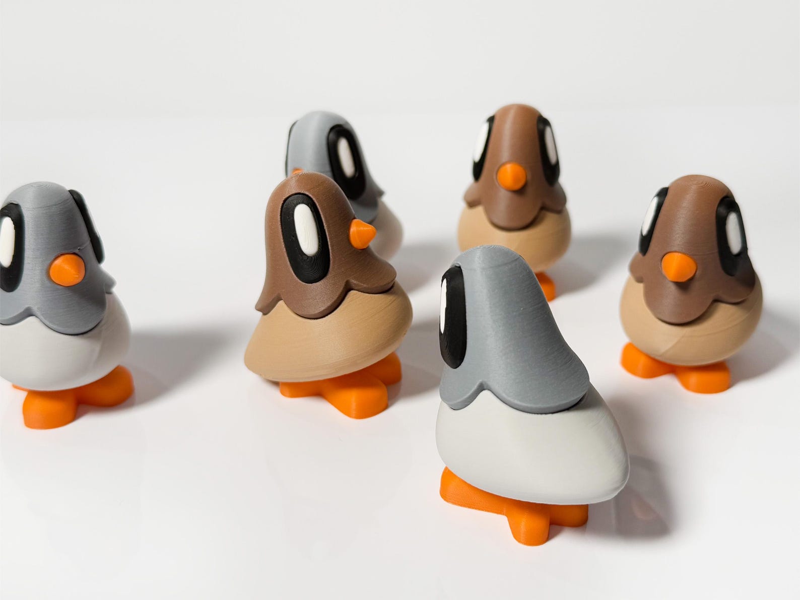 Pigeon 3D Printed Figures - Articulated, Flexi, Fidget, Decoration - Etsy