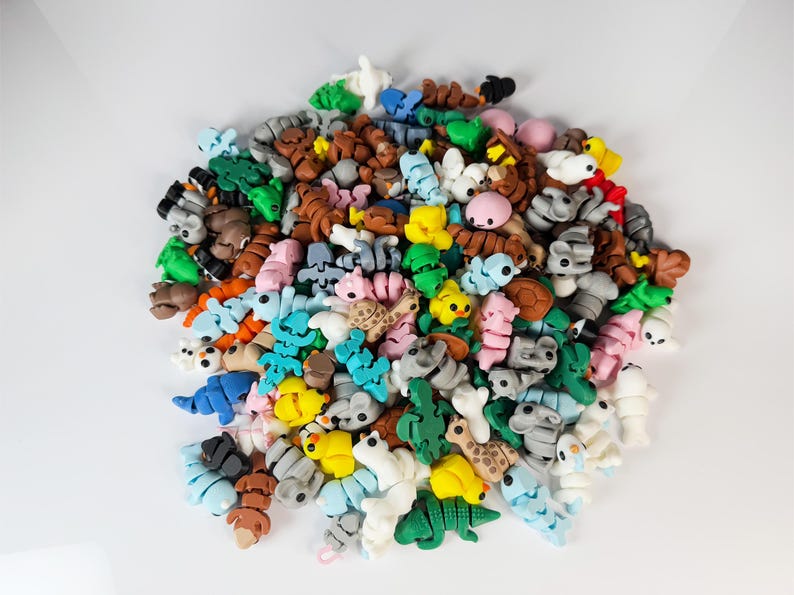 Flexi Animals 3D Printed Articulated Figures - Articulated, Flexi ...