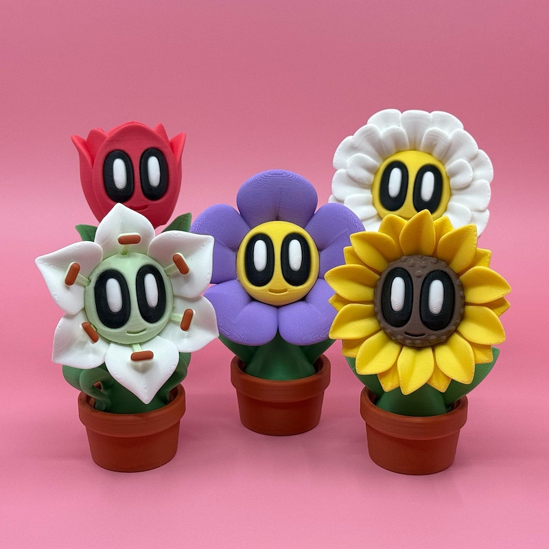3d Blob Flower - Etsy