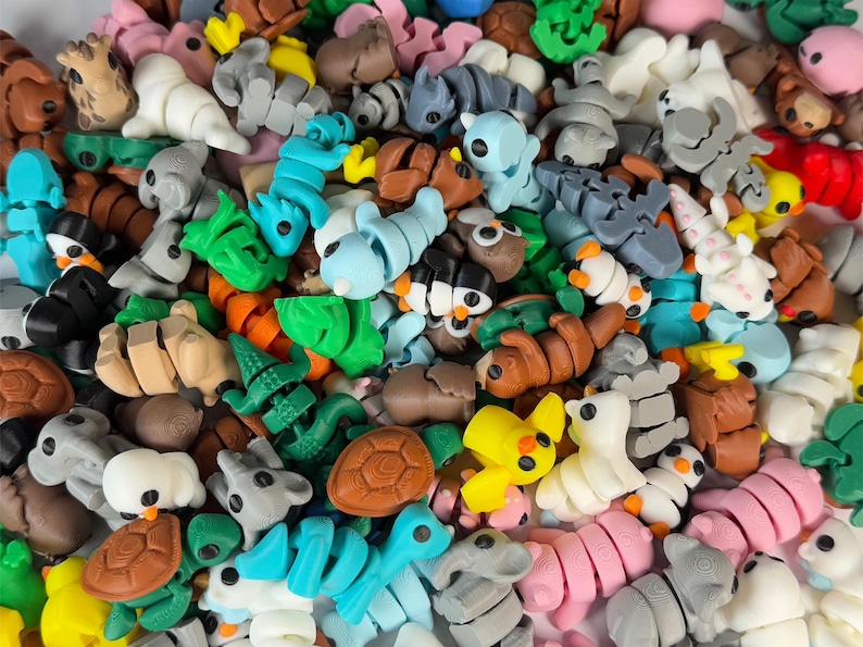 Flexi Animals 3D Printed Articulated Figures - Articulated, Flexi ...