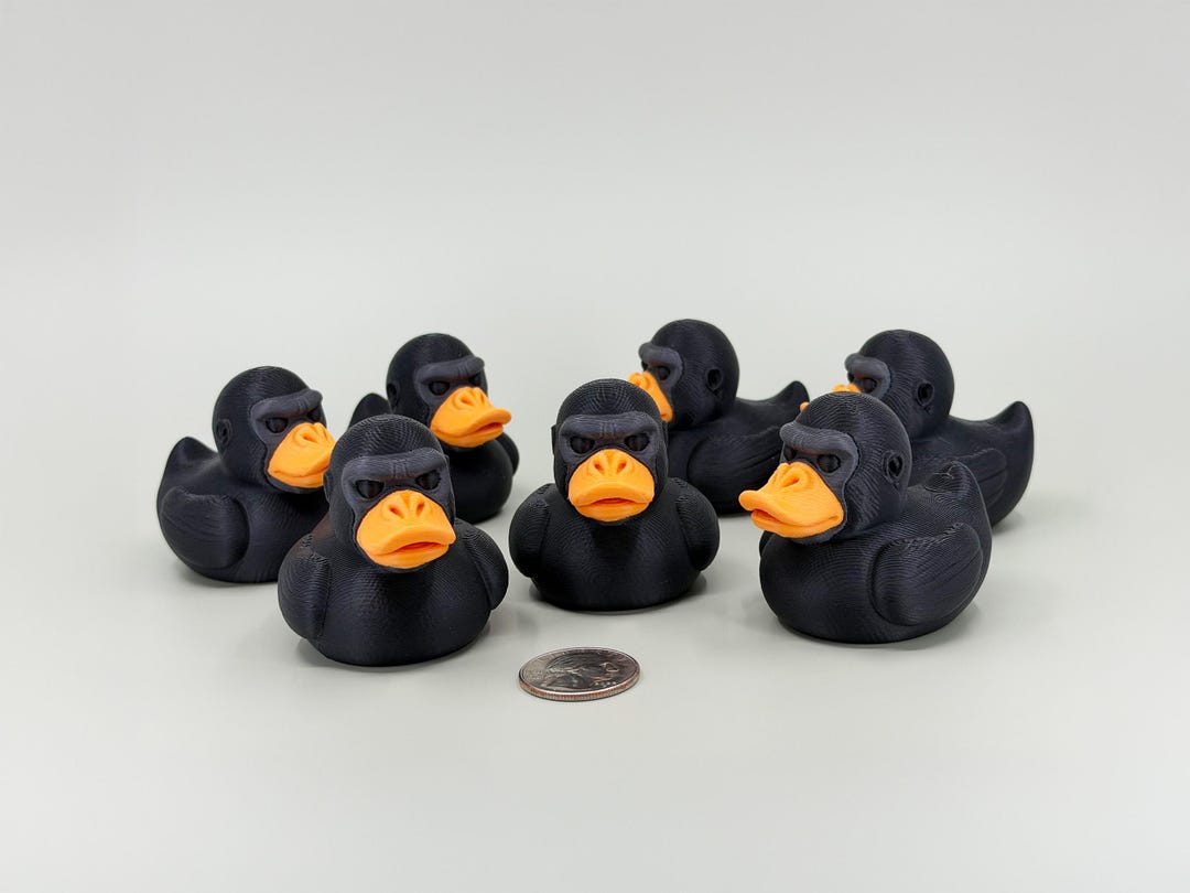 Gorilla 3D Printed Ducks - Cute, Cruising Duck, Keep or Hide - Etsy