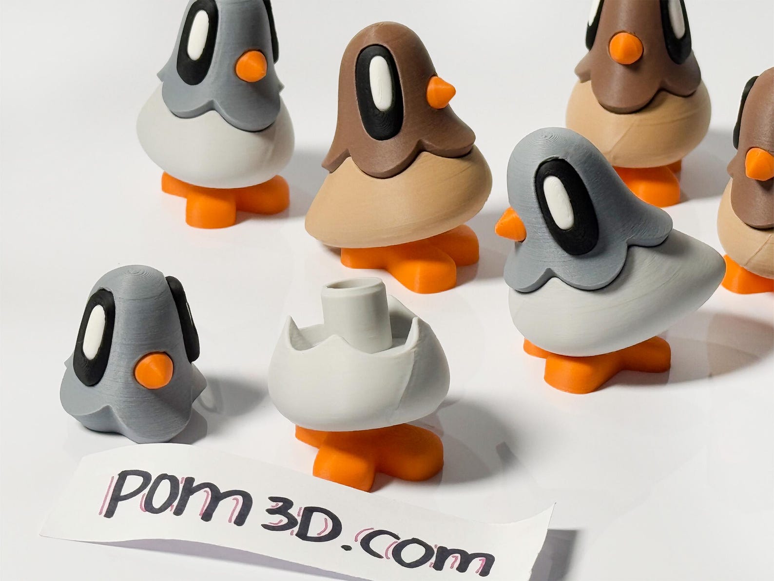 Pigeon 3D Printed Figures - Articulated, Flexi, Fidget, Decoration - Etsy