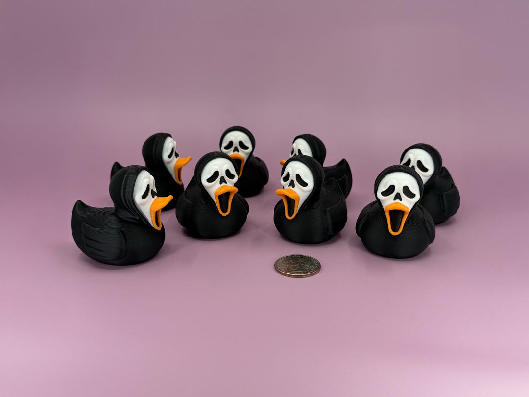 Grim Reaper 3D Printed Ducks - Cute, Cruising Duck, Keep or Hide - Etsy