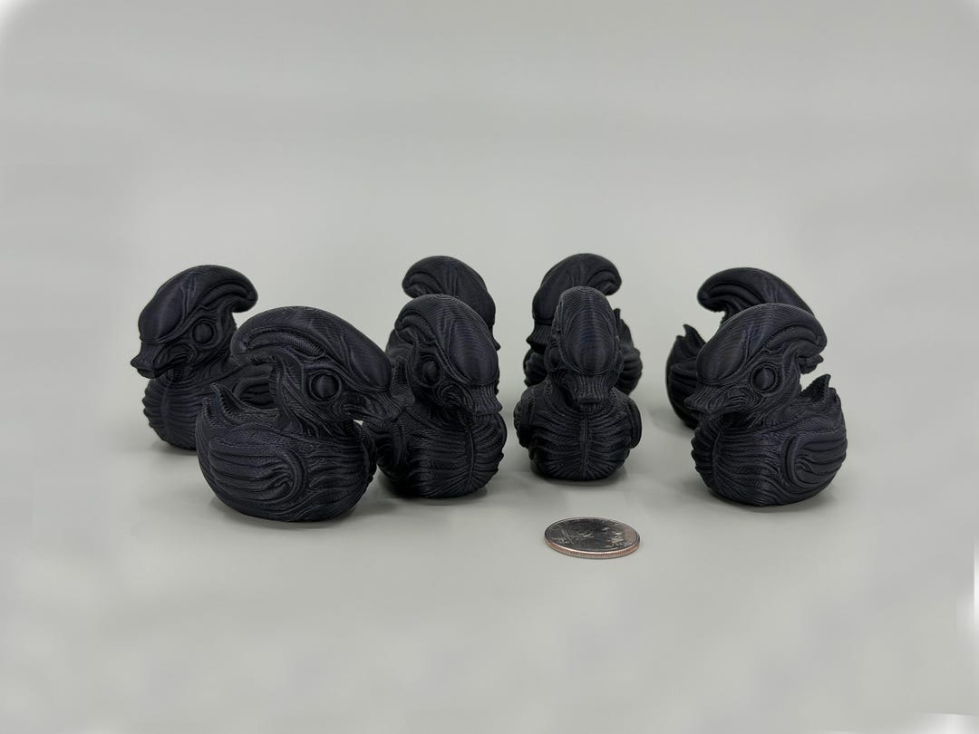 Xenomorph 3D Printed Ducks - Cute, Cruising Duck, Keep or Hide - Etsy