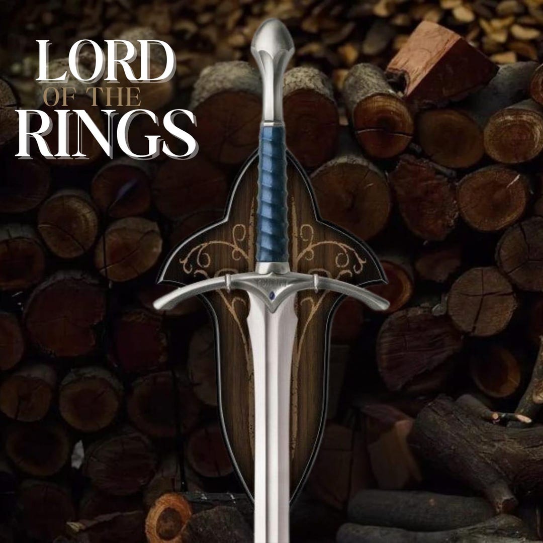 HAND FORDED King Aragorn Sword With Scabbard Handmade Sword Master ...