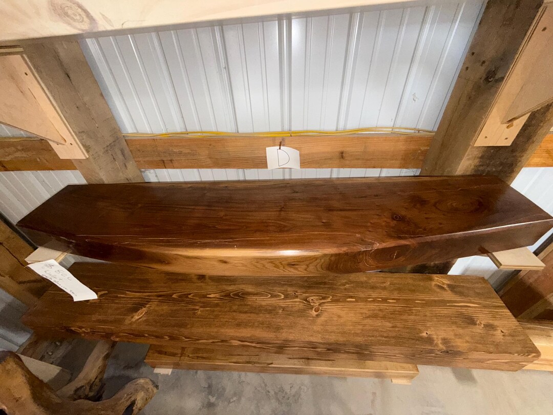 Finished Black Walnut Fireplace Mantle - Etsy