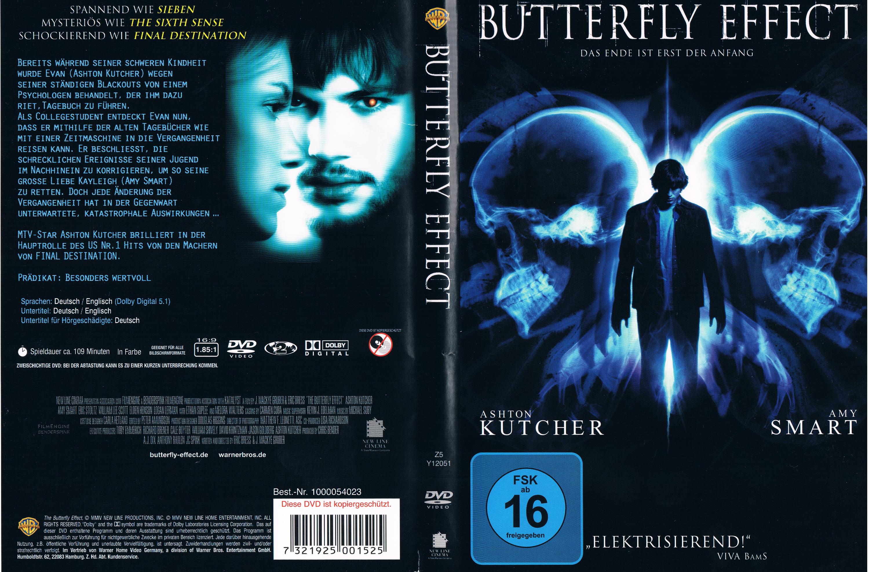 Butterfly Effect, 3 DVD, Edition, WB, Neuwertig, Zeitreise, Spannend ...