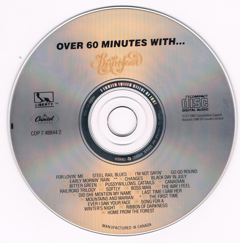 Gordon Lightfoot, Live Concert, DVD, Greatest Hits, 83 Min, Extras ...