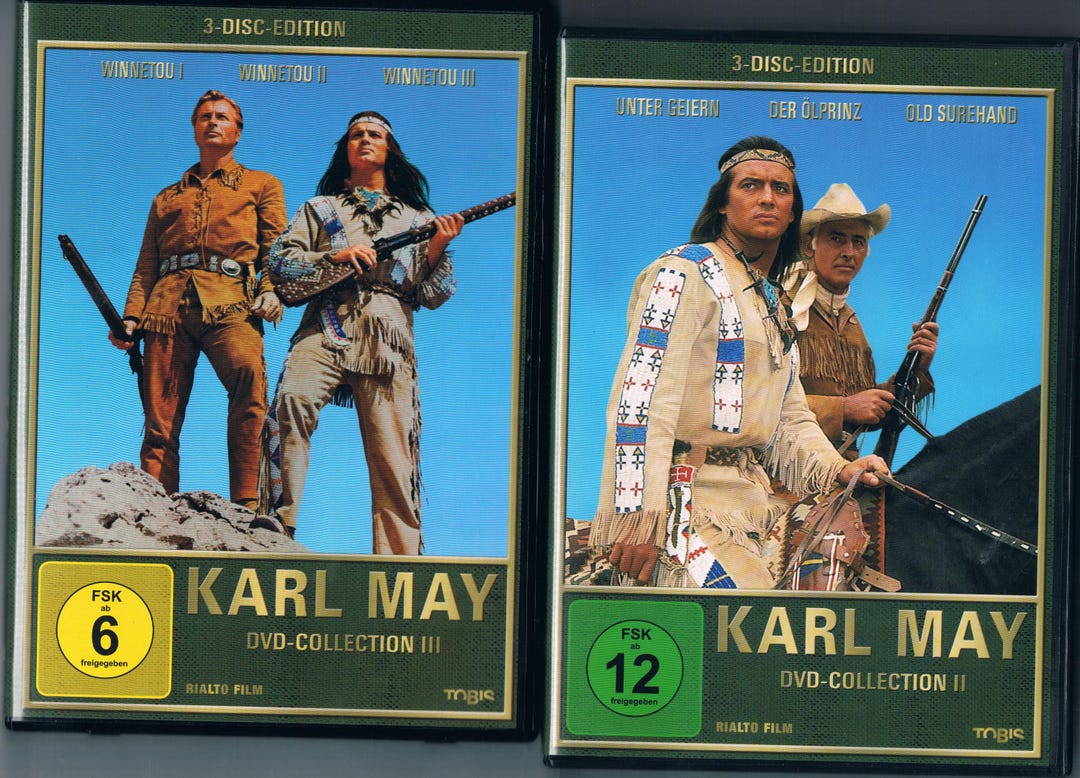Winnetou Collection, 7 DVDs, Winnetou 1, Winnetou 2, Winnetou 3, Der ...