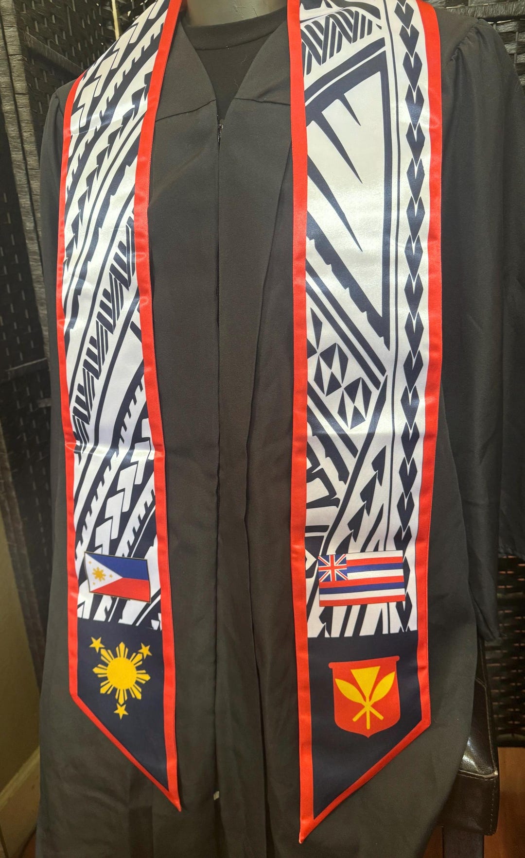 College High School Graduation Promotion Stole Scarf Tassel USA Hawaii ...