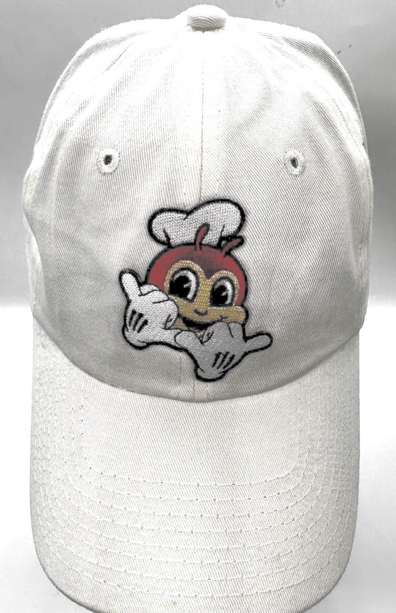 Philippine Filipino Inspired Jollibee Shaka Hands Baseball Velcro ...