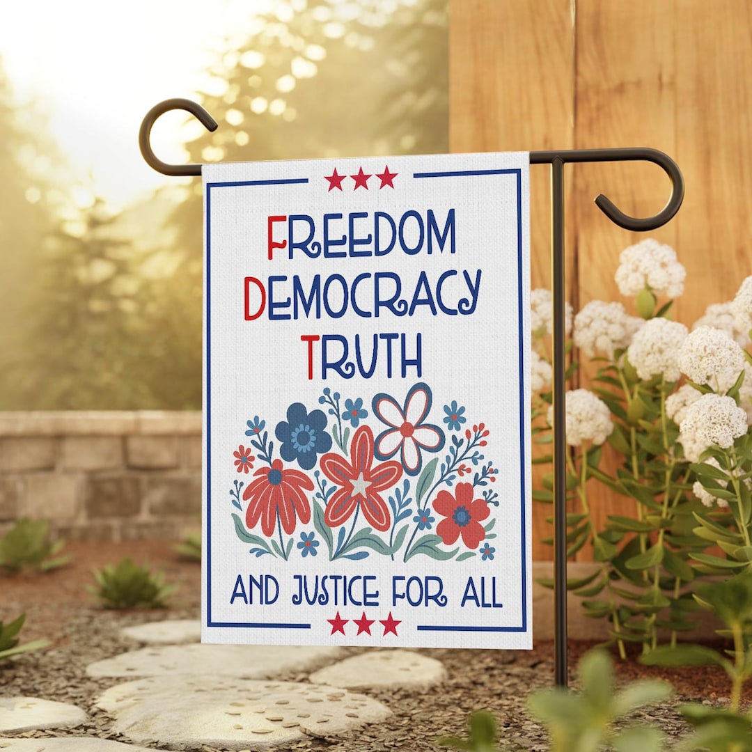 Freedom Democracy Truth House Flag, Political Activist Flag, Protest ...