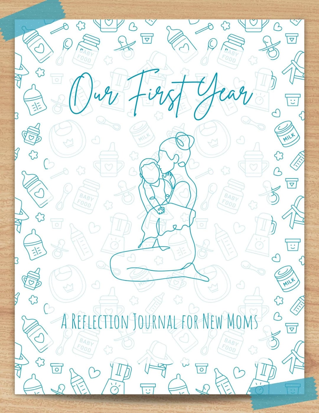 Our First Year: A Journal for New Moms Goodnotes Template Printable ...