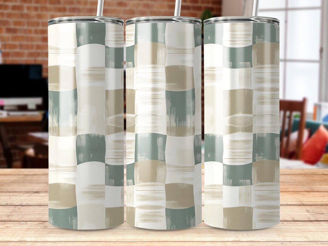 Abstract Tumbler Wrap Png, Neutral Color Tumbler Design, Brush Strokes ...