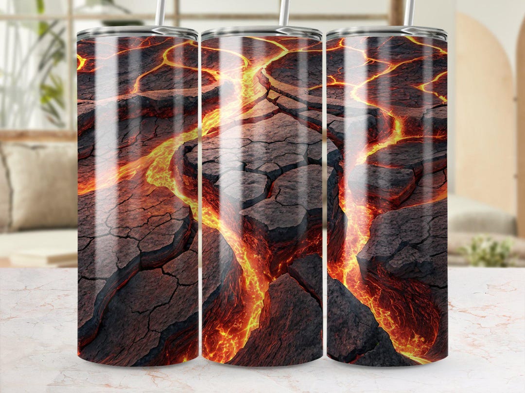 Volcanic Lava Tumbler Wrap: Seamless 20 Oz PNG (digital Download) - Etsy