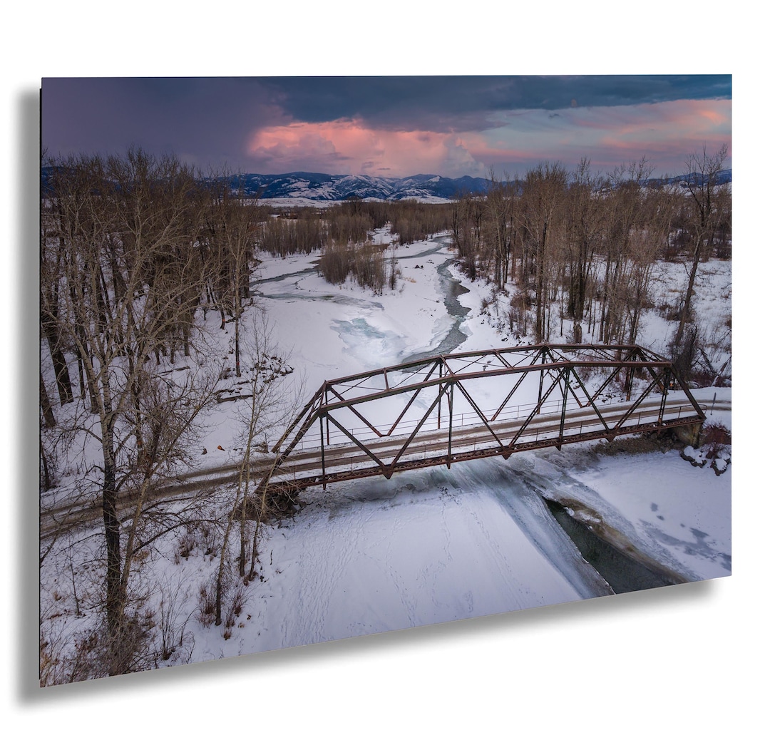 Axtell Bridge in Bozeman Montana, Montana Landscape. Montana Landscape ...