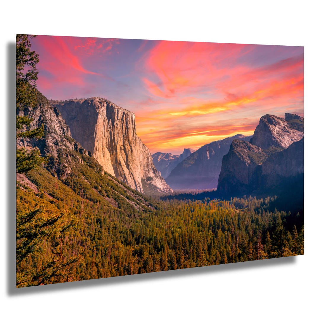 El Capitan Sunset Print: Yosemite National Park Photography - Etsy
