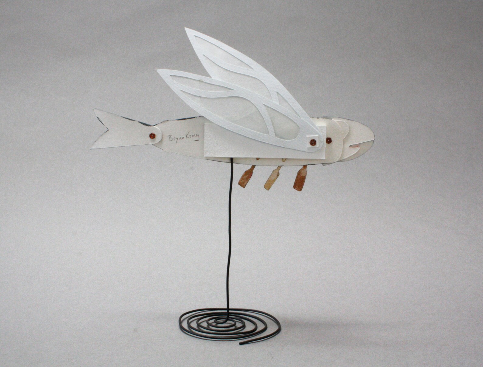 Paper Flying Fish, Moveable Sculpture - Etsy