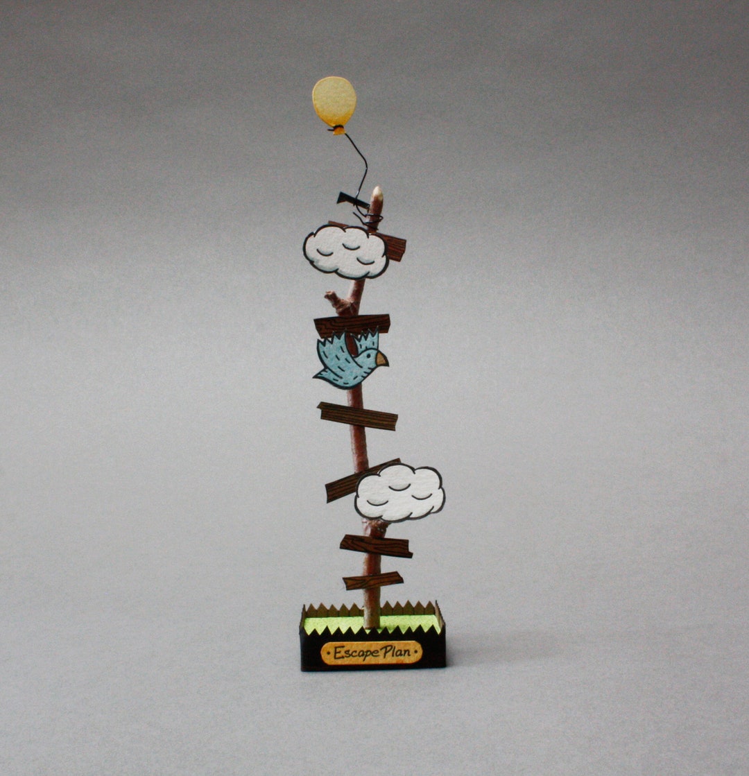 Escape Plan - Paper Sculpture - Etsy