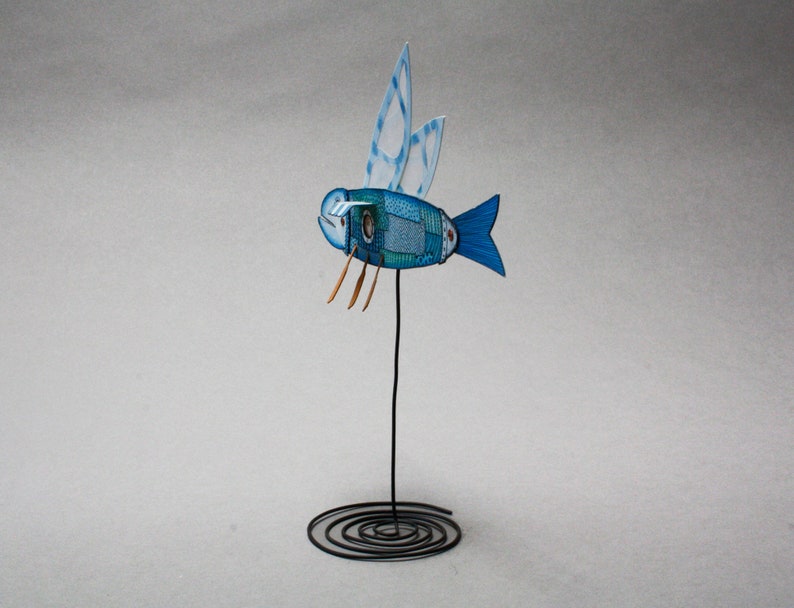 Paper Flying Fish, Moveable Sculpture - Etsy