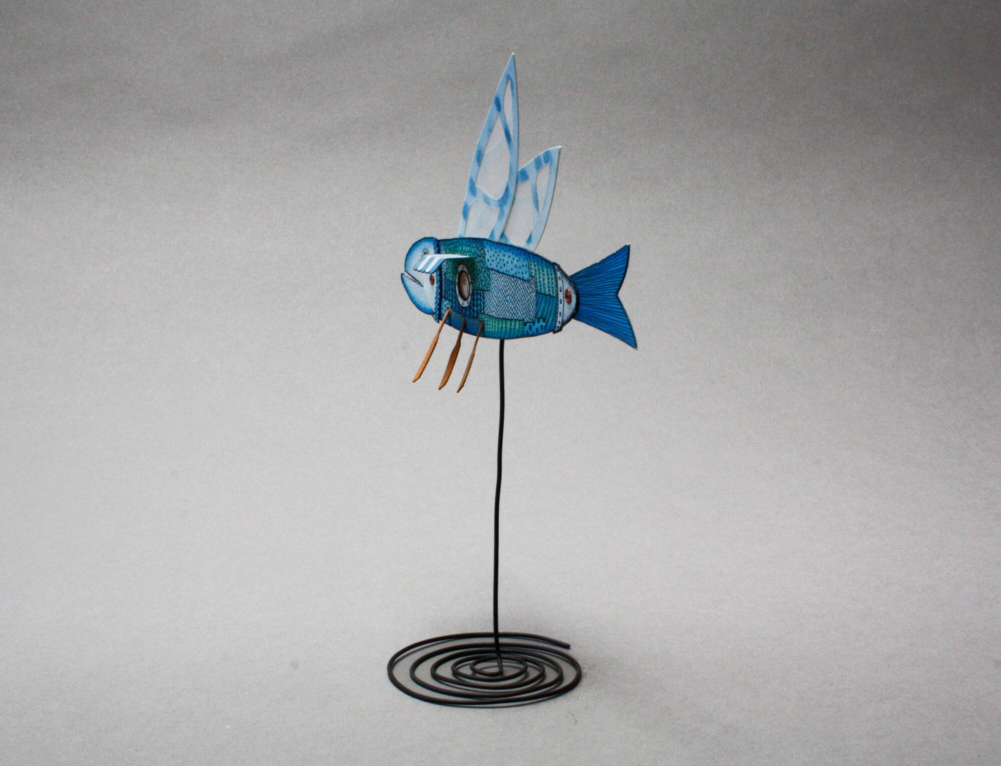 Paper Flying Fish, Moveable Sculpture - Etsy