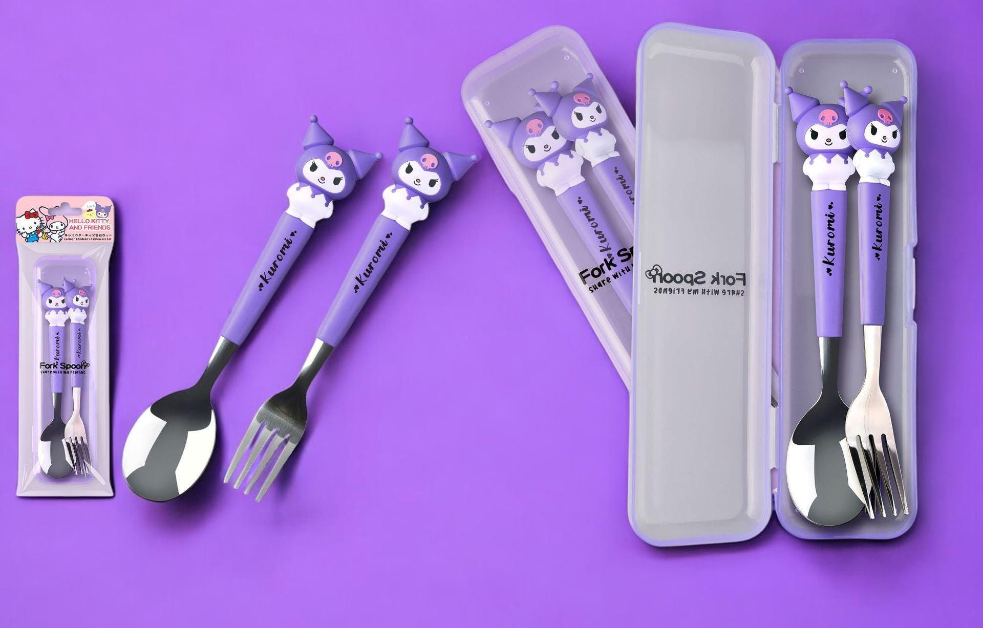 Hello Kitty Cutlery | Sanrio, Hellokitty, Kuromi, My Melody ...