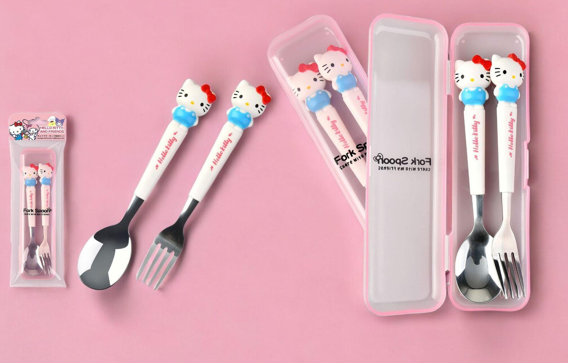 Hello Kitty Cutlery | Sanrio, Hellokitty, Kuromi, My Melody ...