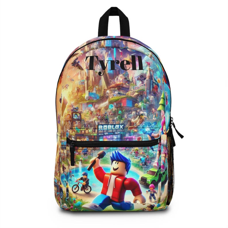 Roblox-inspired Personalized Adventure Backpack - Durable, Roomy, and ...