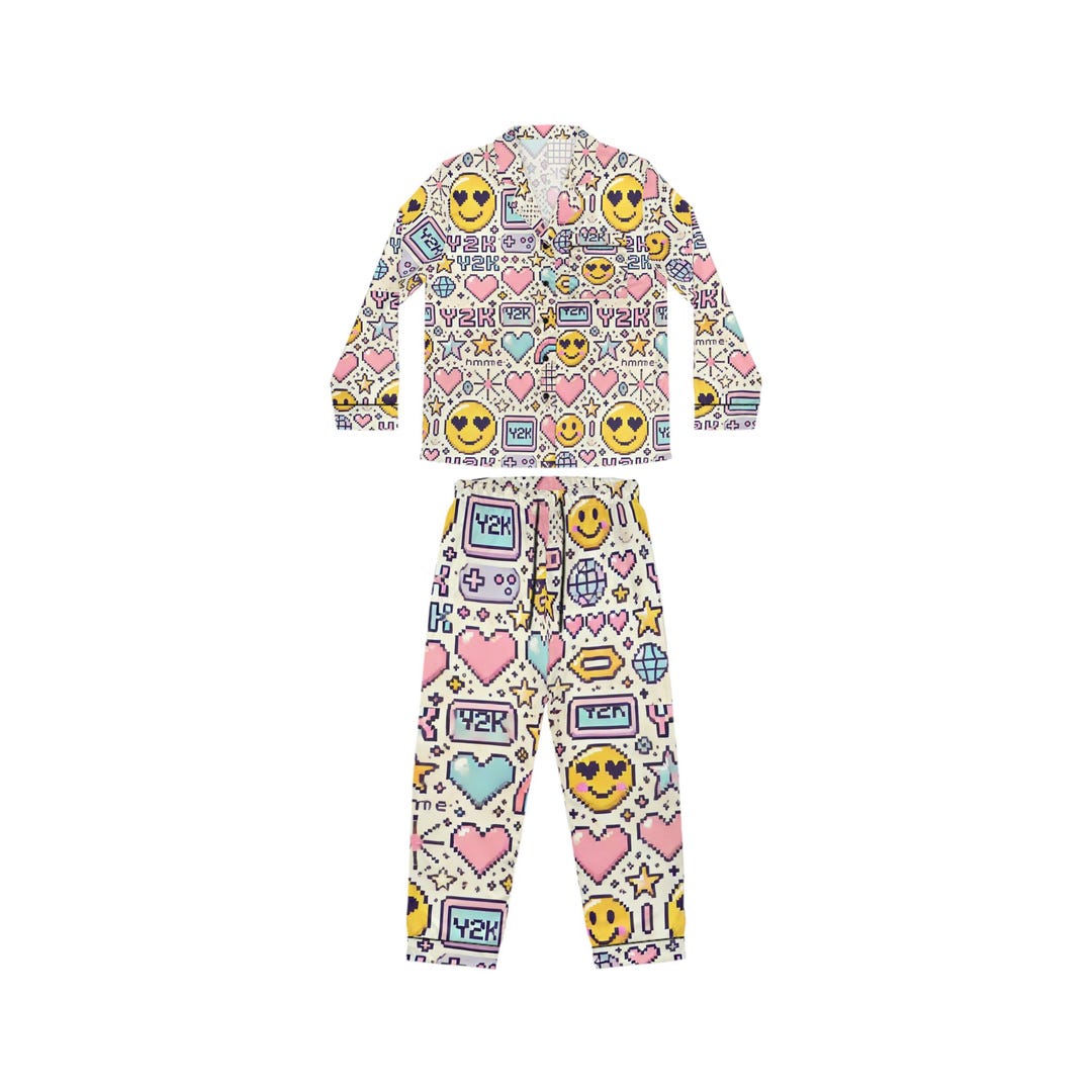 Y2K Pastel Colors, Pixel Art, Gen Z Nostalgia, Satin Pajamas, Pajama ...