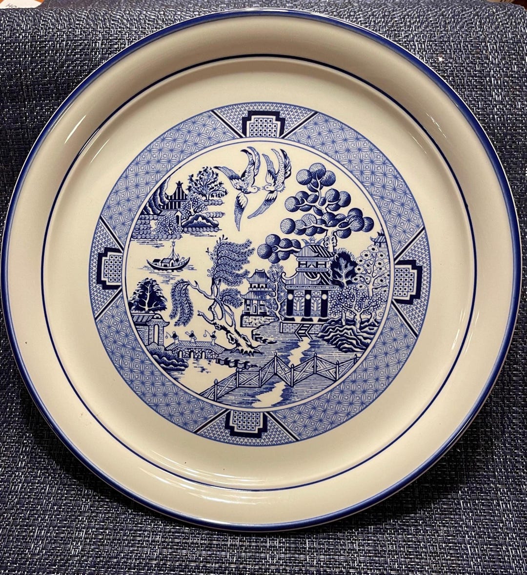 Rare Blue Willow Pattern by Arklow Pottery of Ireland - Etsy