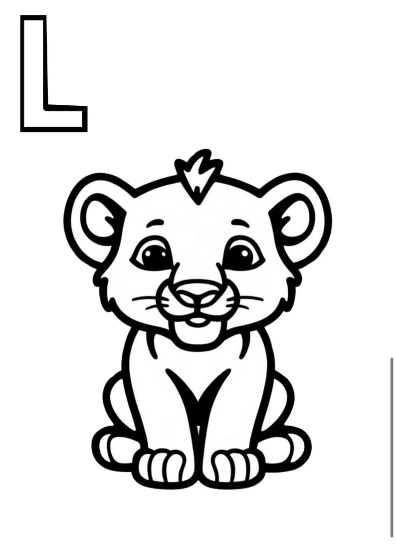 5 Animal Coloring Pages for Kids – Coloring Pages to Print as PDF ...