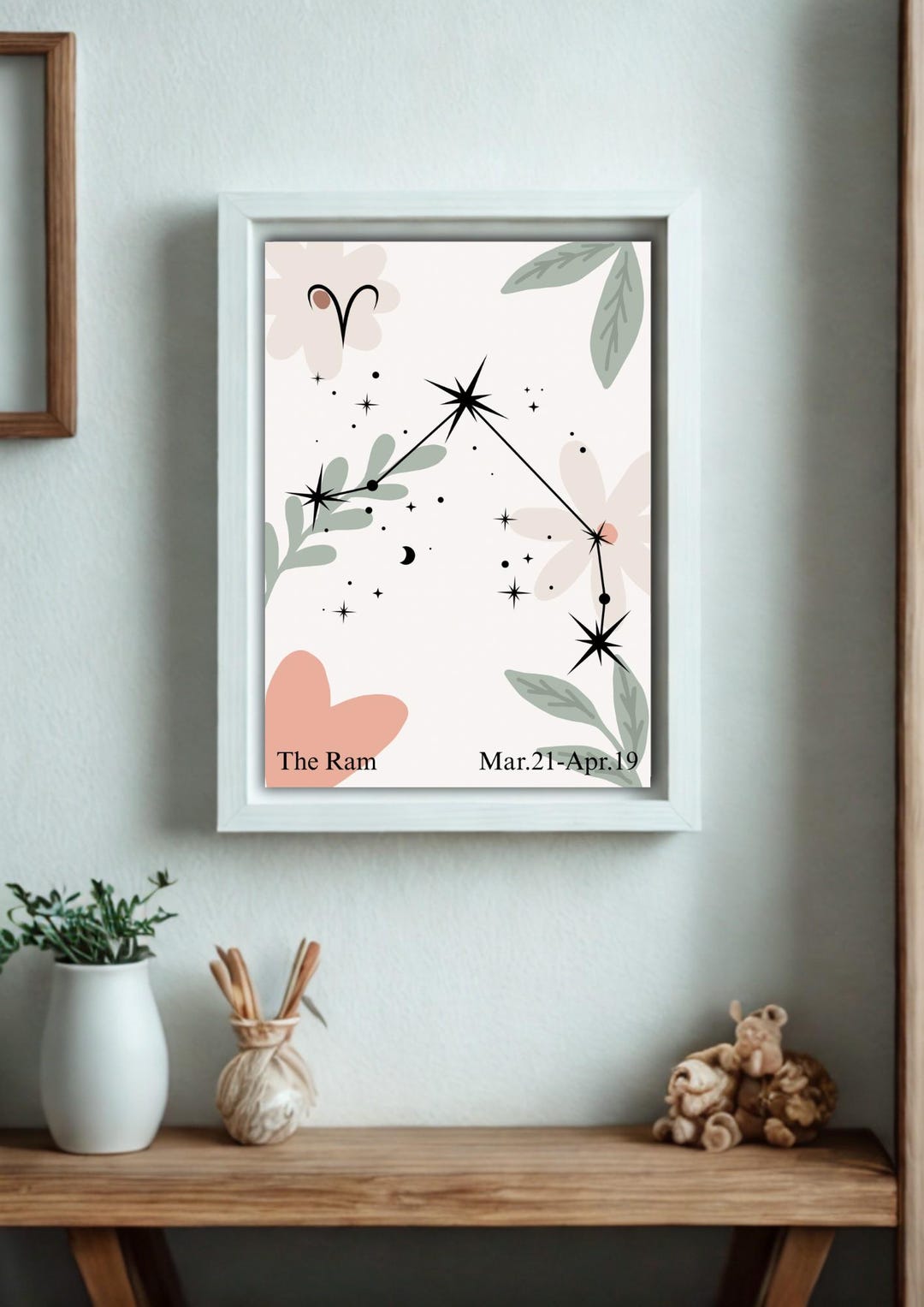 Zodiac Poster for Kids – Aries Sign on PDF – Astrology Wall Art ...