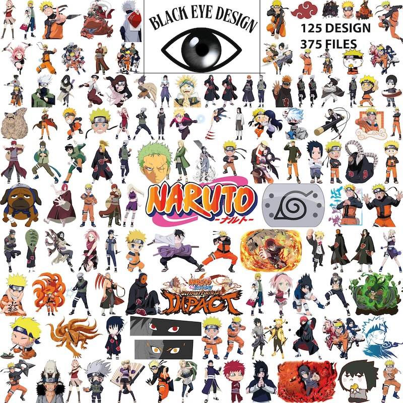 Naruto Stickers - Etsy
