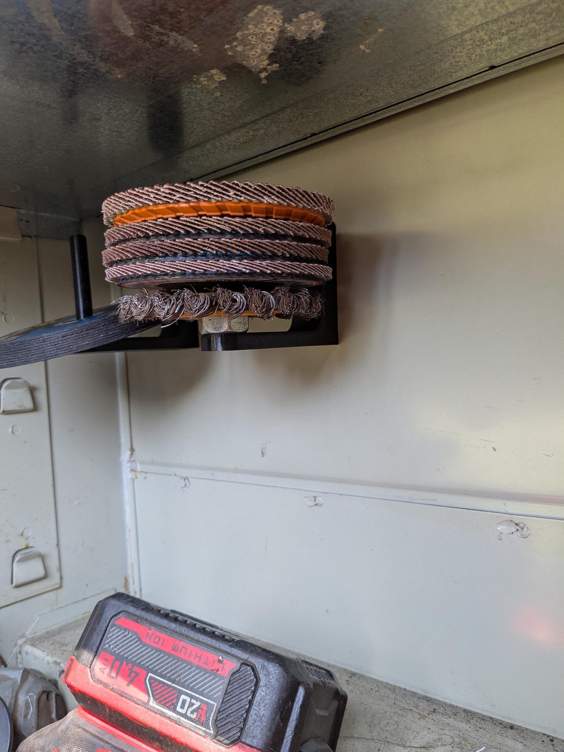 Magnetic Grinder Wheel Holder: Toolbox & Workshop Organizer - Etsy