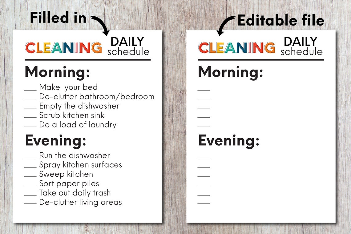Printable Cleaning Bundle Cleaning Cards Kids Cleaning - Etsy
