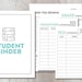 Printable Student Binder, Student Planner, High School Planner Editable ...