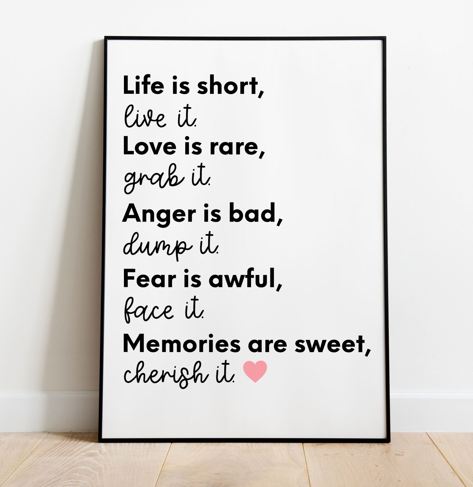 Inspirational Quote, Print, Quotes Print, Poster Print, Wall Art Quotes ...