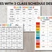 Distance Learning Schedule Template, Homeschool Schedule, Daily ...