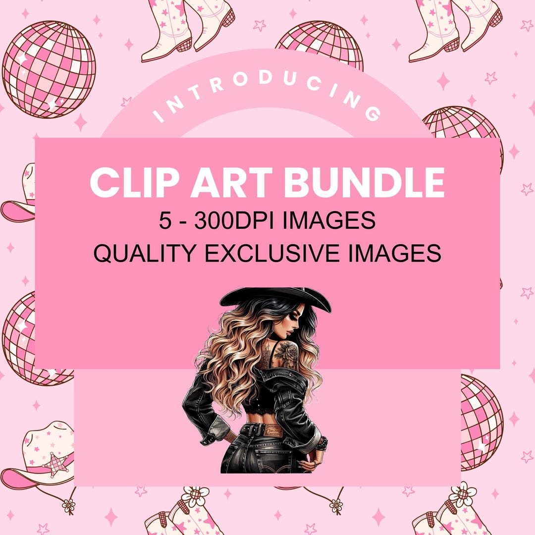 Clip Art, Country, Cowgirls, Digital Download - Etsy