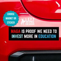 Support Public School Teachers Bumper Sticker or Magnet - Etsy