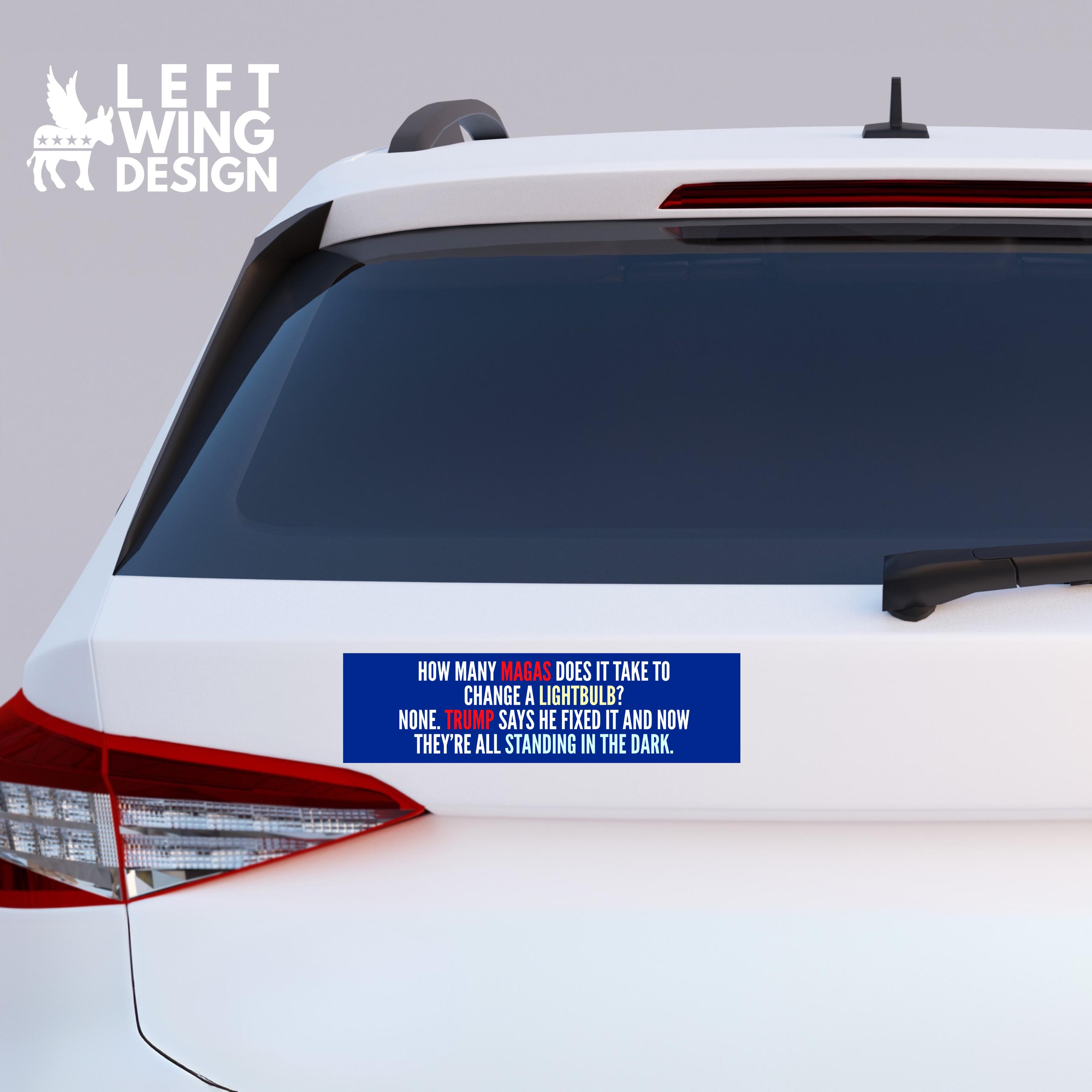 Funny Anti MAGA Car Magnet Bumper Sticker Abolish ICE Anti Trump - Etsy