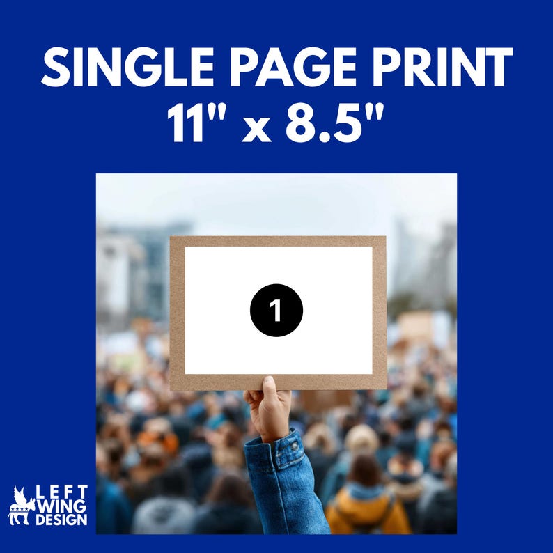 Anti Fascist Printable Protest Sign Digital Art to Print Make Your Own ...