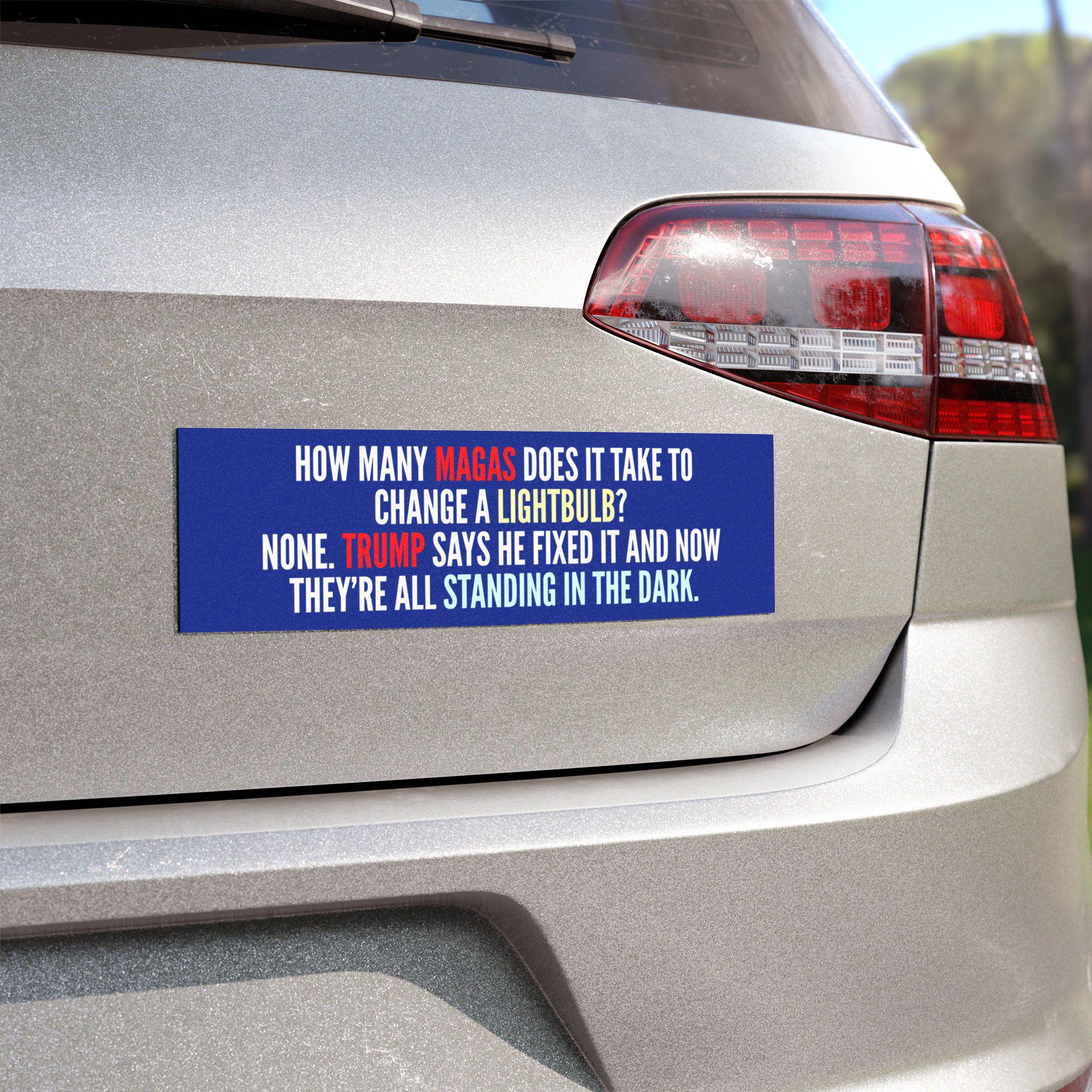 Funny Anti MAGA Car Magnet Bumper Sticker Abolish ICE Anti Trump - Etsy