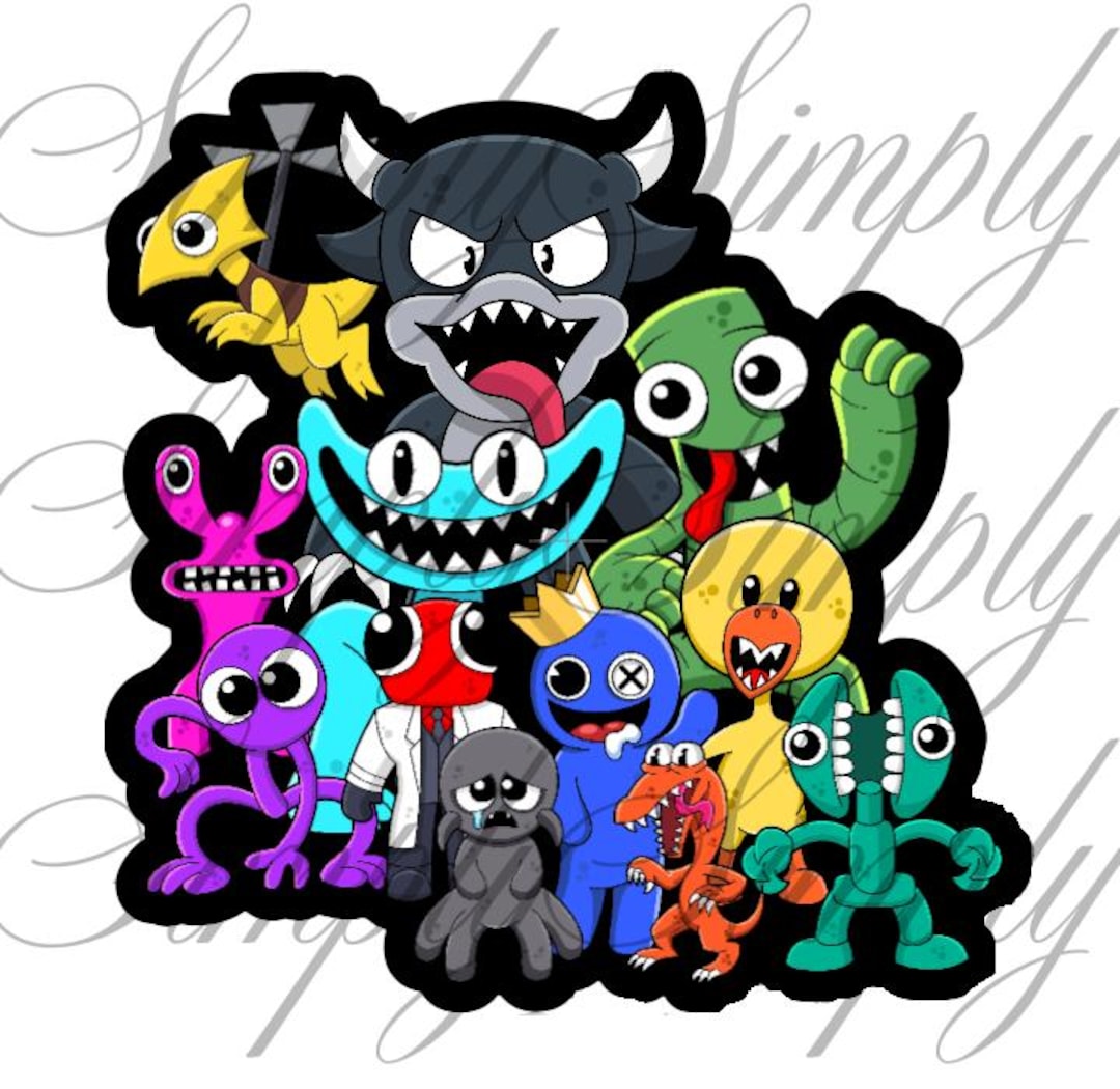 Rainbow Friends Bundle PNG - Etsy