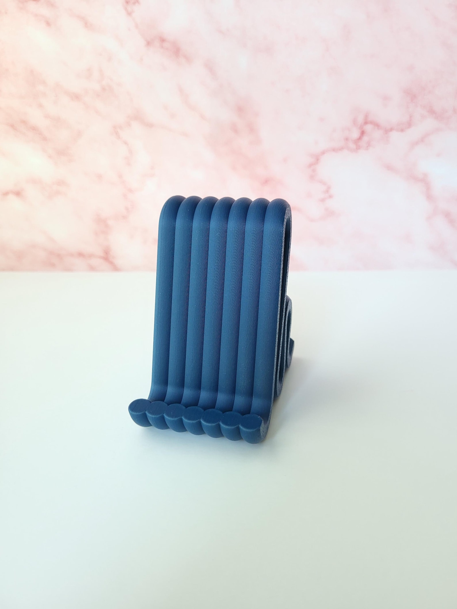 Modern Wavy Phone Stand, Minimalist Desk Organizer - Etsy